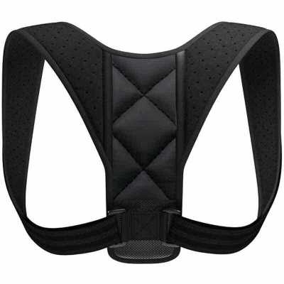 Posture Corrector Adjustable Back Support Belt Spine Back Shoulder ...