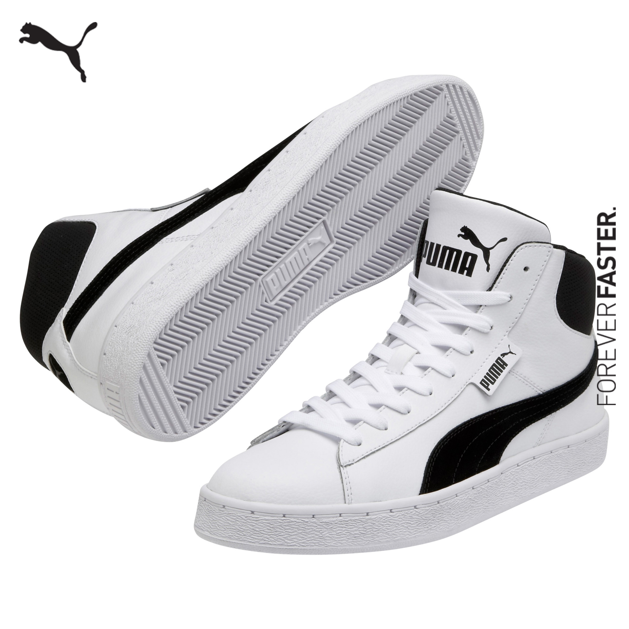 PUMA BASICS - Puma 1948 Mid L สีขาว - FTW - 35916902 | Lazada.co.th