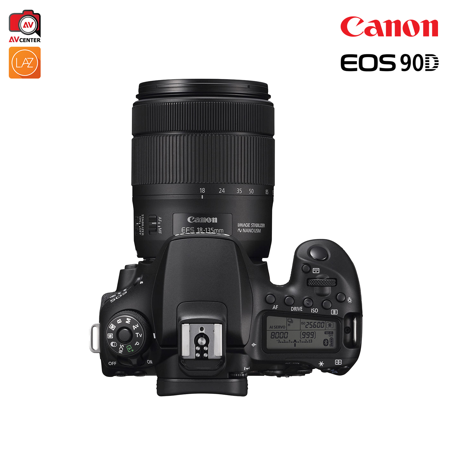 Canon EOS 90D kit 18-135 mm. NANO USM สินค้ารับประกัน 1 ปี by AVcentershop - hLU7xcMN - ThaiPick