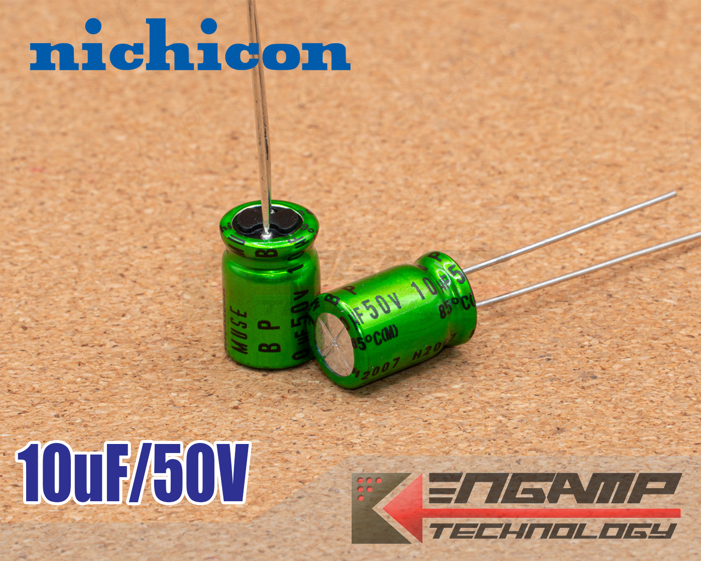 (1ตัว) [E-CAP] 10uF/50V B.P 85C Nichicon MUSE 8x11.5mm P=3.5mm | Lazada ...