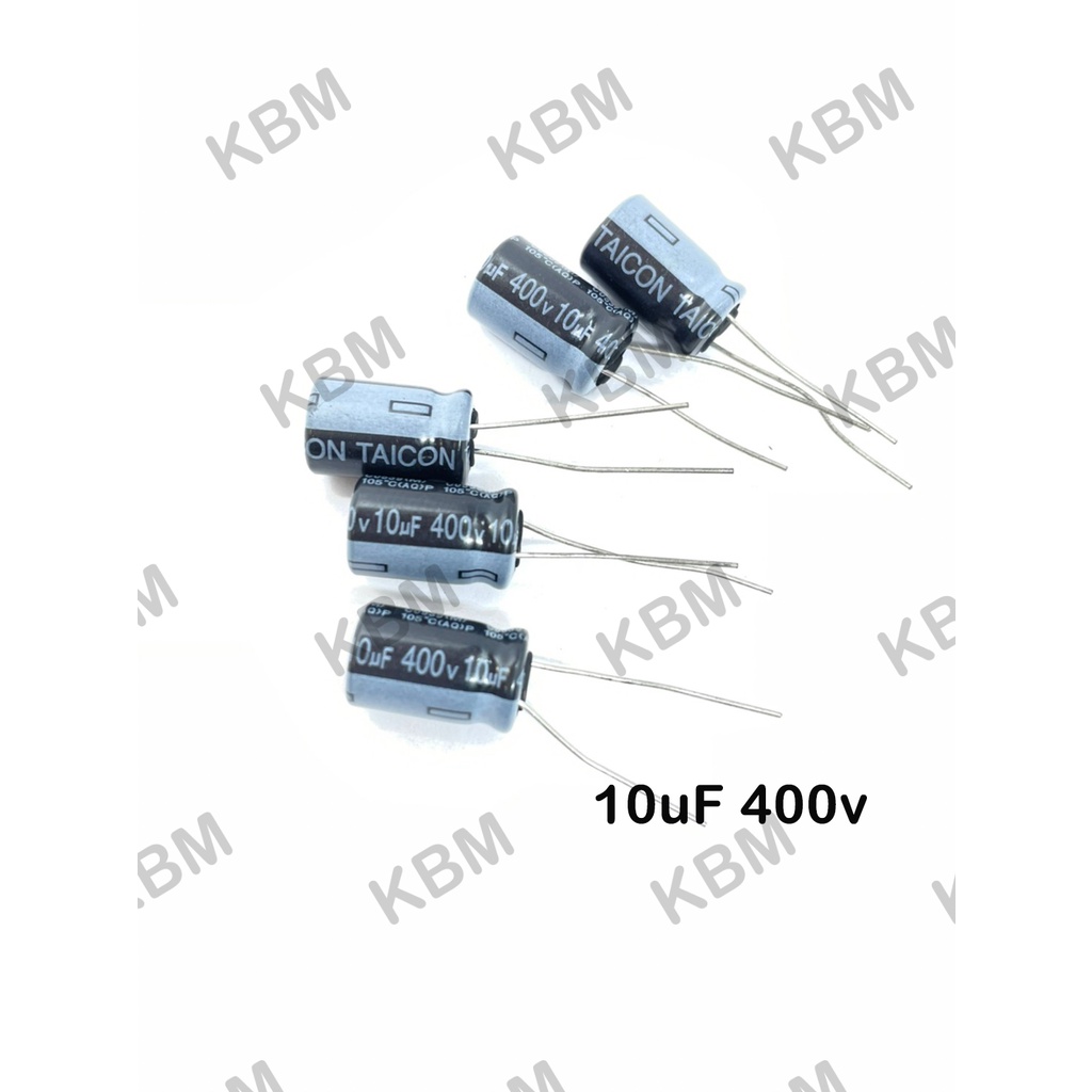 Capacitor (คาปาซิเตอร์) 10uF 100V 10uF 160V 10uF 250V 10uF 350V 10uF 400V 10uF 450V 10uF 450V ...