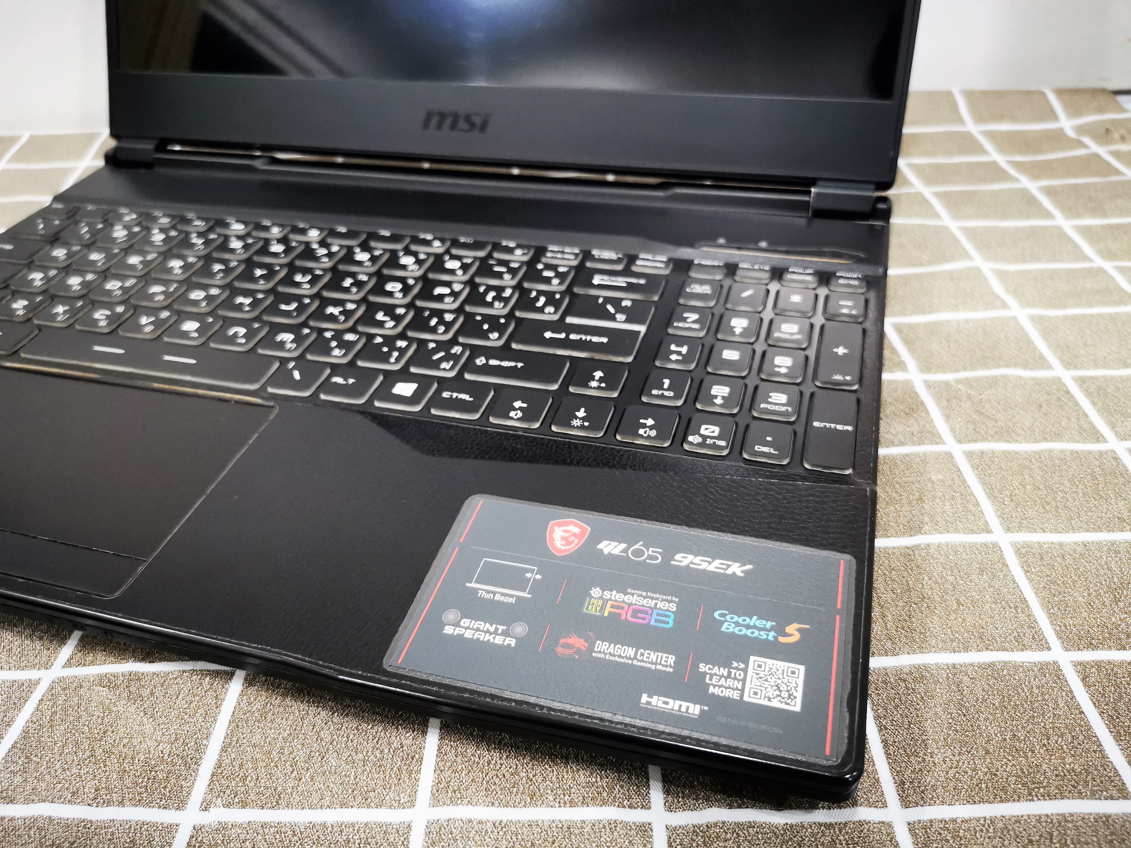Notebook MSI GL65 9SEK-071TH สินค้ามือ2 สภาพดี - adopComputer - ThaiPick