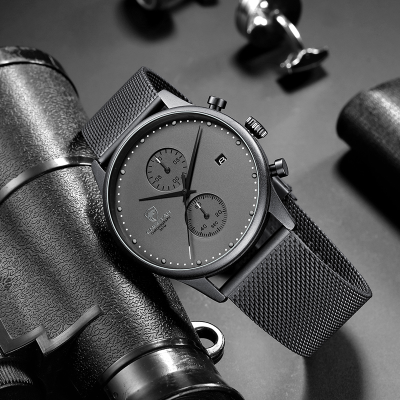 New CHEETAH nd Men Watches Chronograph Quartz Watch Men Stainless Steel ...