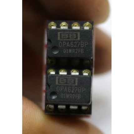 Single OP-AMP ออปแอมป์ OPA627BP ตัวถังพลาสติก (ขายเป็นเซ็ต ออปแอมป์2ตัว+ตัวแปลง Singleเป็นDual ...