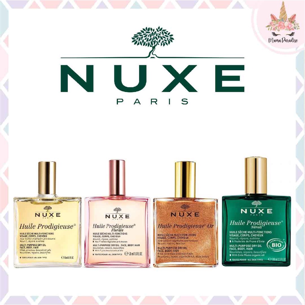 SPECIAL SET HUILE PRODIGIEUSE MULTI-PURPOSE DRY OIL ORIGINAL 30 ml. + REVE DE MIEL - HONEY LIP ...