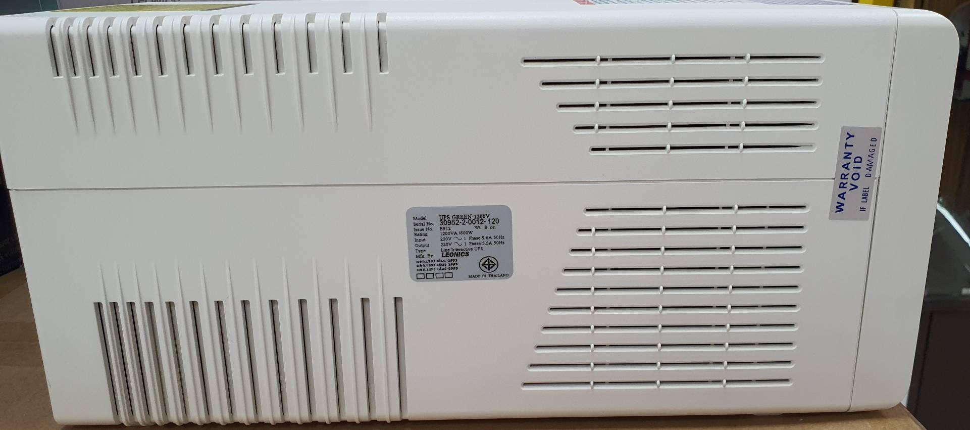 LEONICS เครื่องสำรองไฟฟ้า UPS GREEN-800 V ขนาดกำลัง 800VA / 400W รับ ...