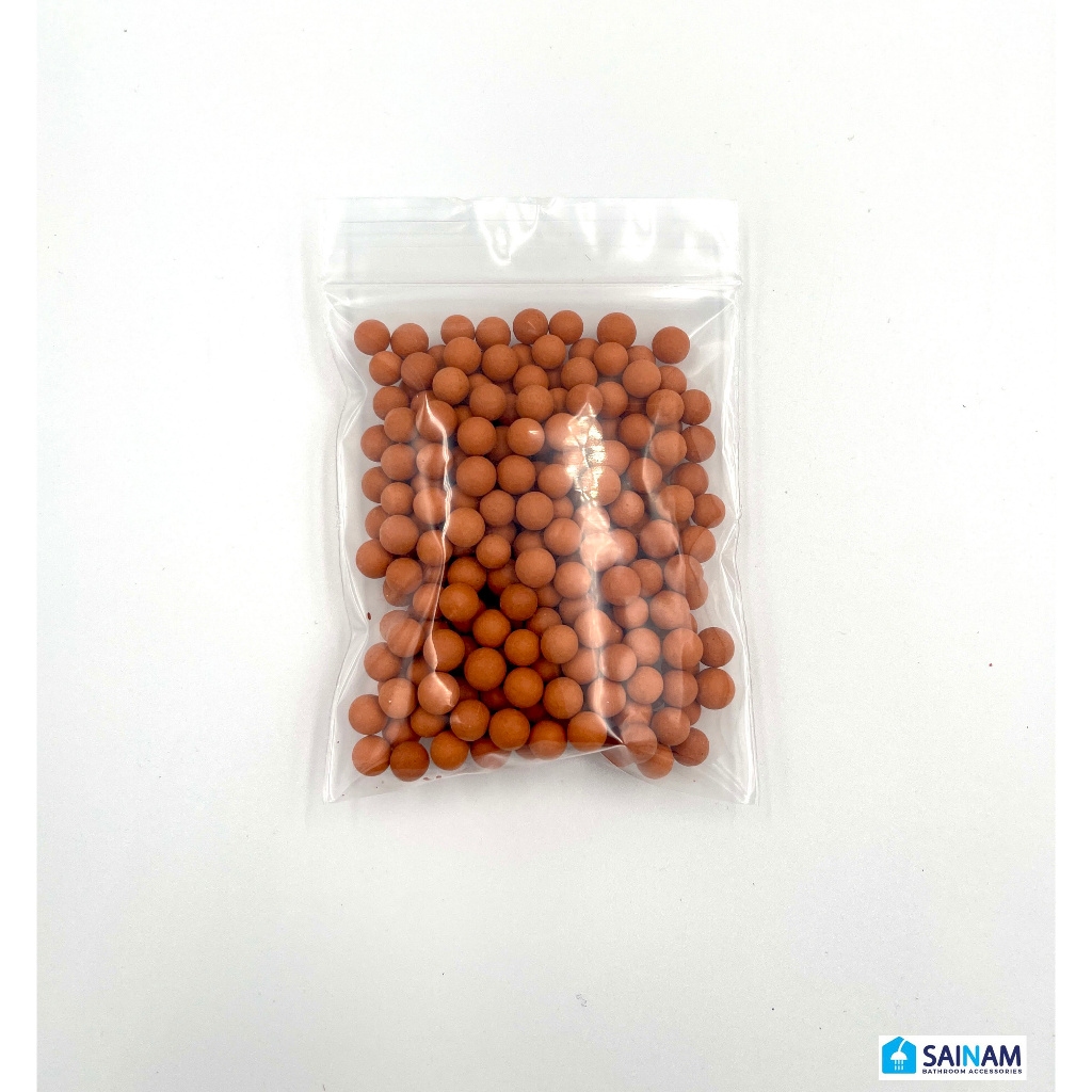 🇹🇭ส่งทุกวัน SAINAM หินแร่ในฝักบัว หินกรองคลอรีน หินในฝักบัว สีแดง และสี ...