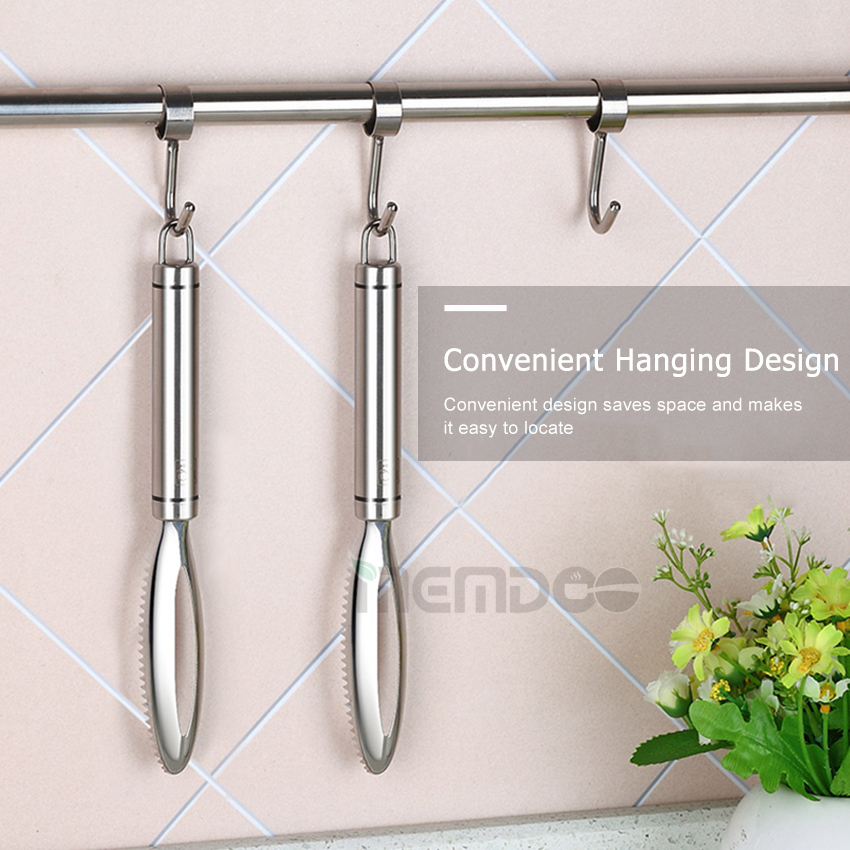 Memdoo Fish Scrappers Fish Scales Cleaner Stainless Steel Fish Cleaning ...