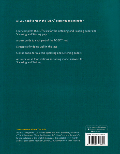 COLLINS PRACTICE TESTS FOR THE TOEIC TEST(2ED) BY DKTODAY - DKTODAY ดวง ...