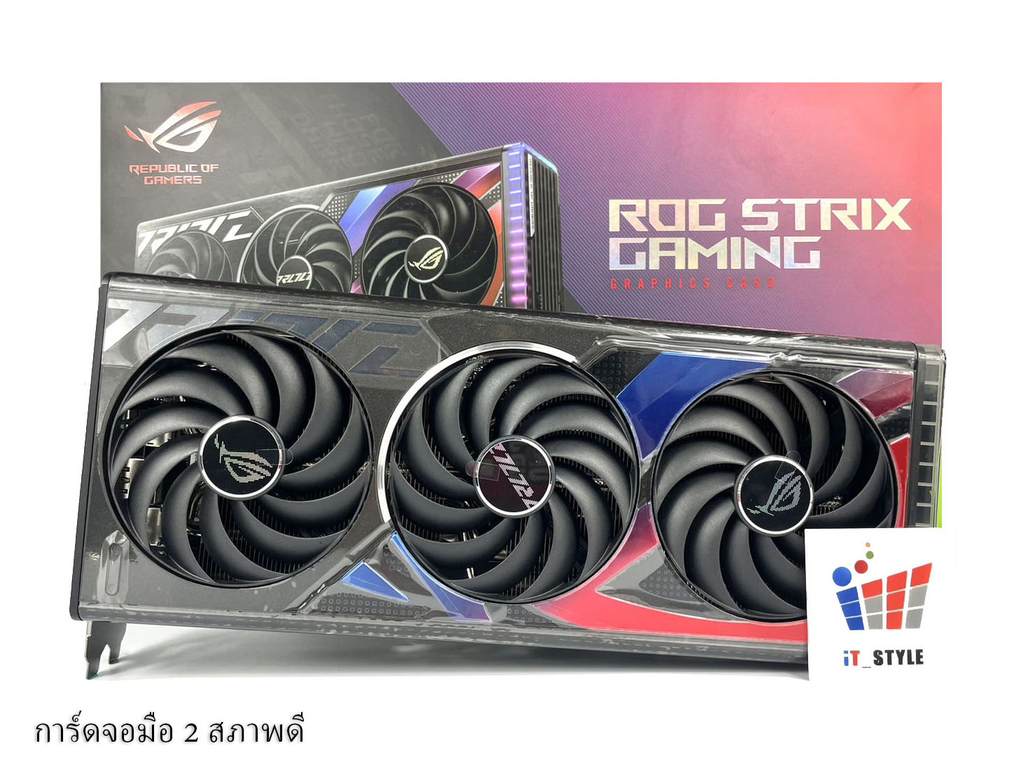ASUS VGA CARD (การ์ดจอ) GEFORCE RTX 4070Ti ROG STRIX GAMING OC 12GB ...