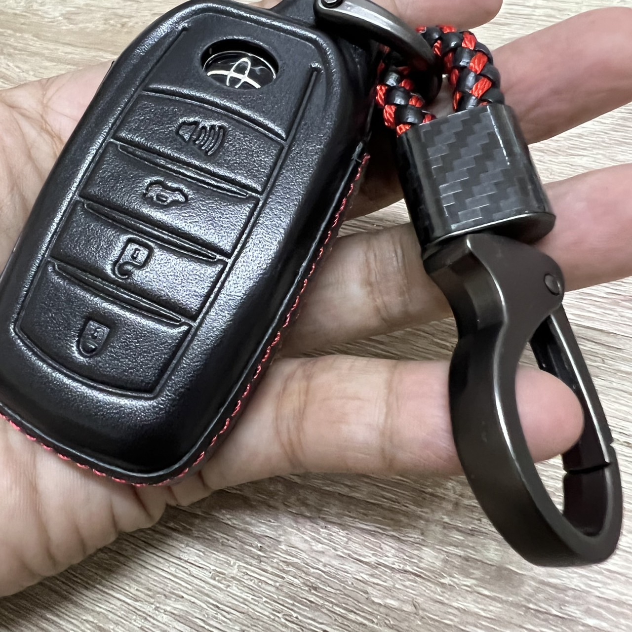 เคสหนังรีโมทรถ Toyota Fortuner Leader แบบ 4 ปุ่ม Fortuner GR Sport ...