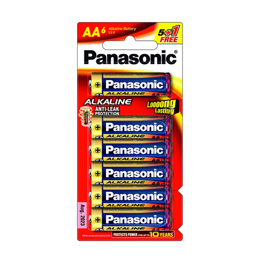 Panasonic LR6T/2B Alkaline Battery AA , AAA (2 Piece) Panasonic ถ่าน ...