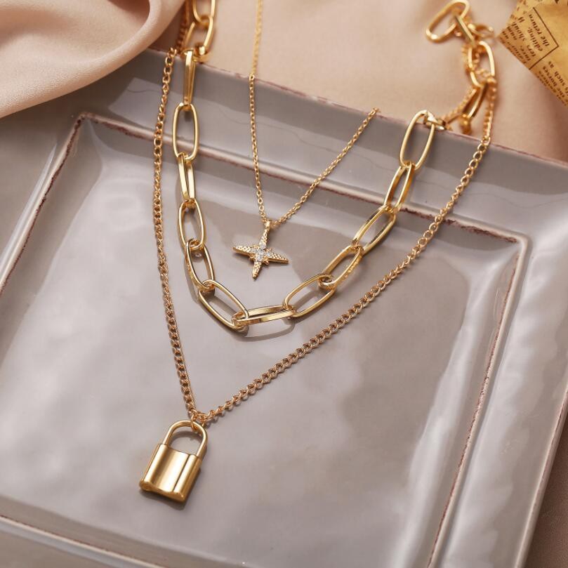 Retro Butterfly Multilayer Necklace Korean Smile Colorful Round Bead ...
