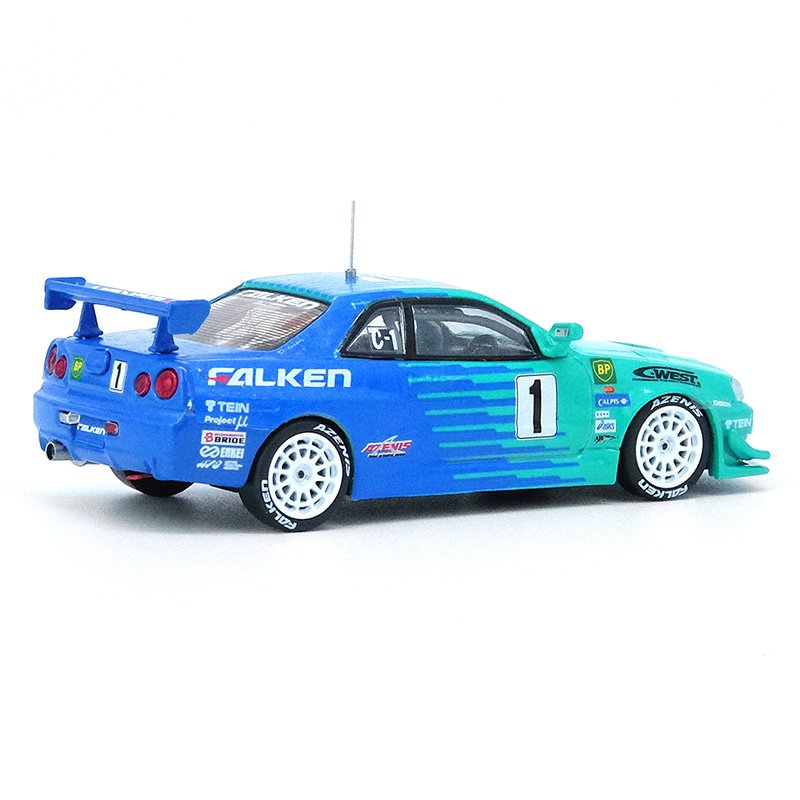 INNO64 1/64 NISSAN SKYLINE GT-R R34 #1 "FALKEN" Super Taikyu 2001 ...