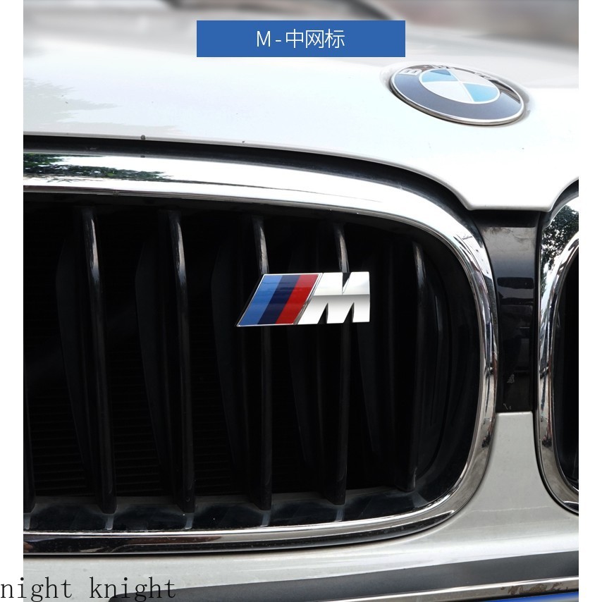 1 ชิ้น M Power มอเตอร์สปอร์ตโลโก้โลหะป้ายสติกเกอร์รถสำหรับ BMW M3 M5 E46 E30 E34 E36 E39 E53 E60 ...
