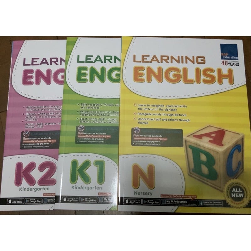 Learning English SAP Grade1-6Kindergarten NK1K2 - kidsbookcm - ThaiPick