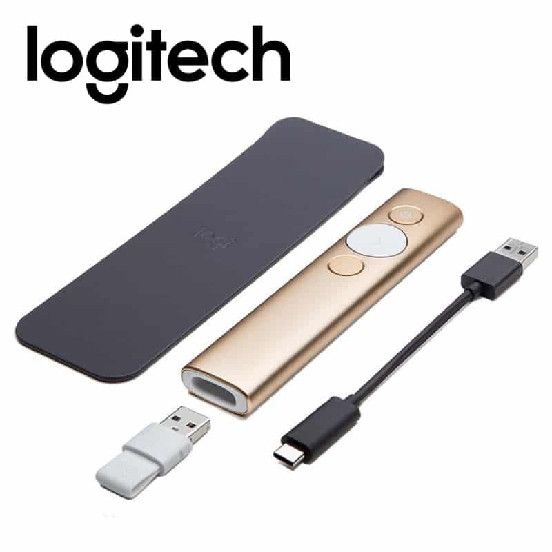 รีโมท พรีเซ็นต์ (เลเซอร์ พ้อยเตอร์) Logitech Spotlight Wireless ...