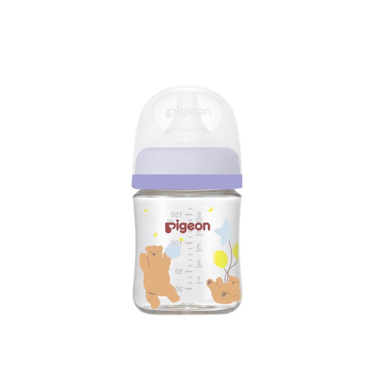 Pigeon พีเจ้น ขวดนม PPWN Bear & Rabbit ขนาด 5 oz จุก SofTouch SS และ ขนาด 8 oz จุก SofTouch M แพ ...