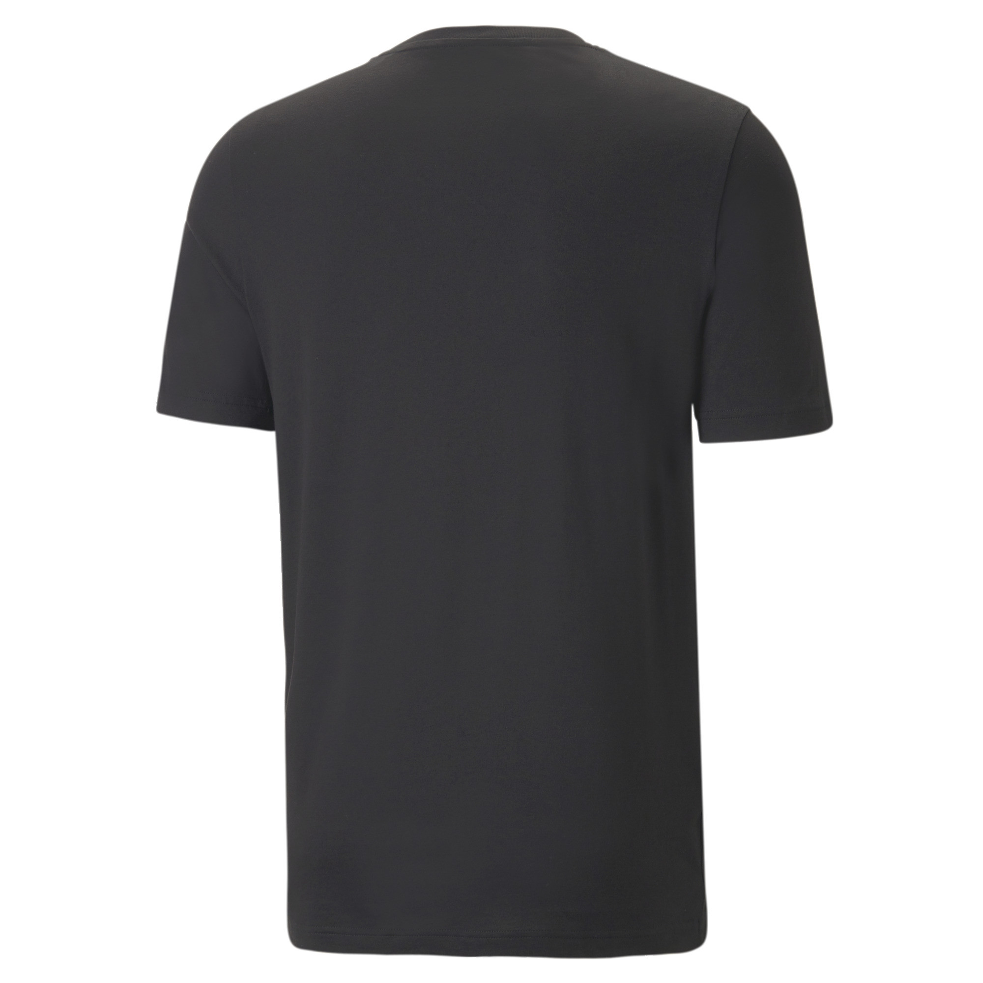 PUMA BASICS - เสื้อยืดผู้ชายลายกราฟิกโมโนแกรม สีดำ - APP - 67176601 ...