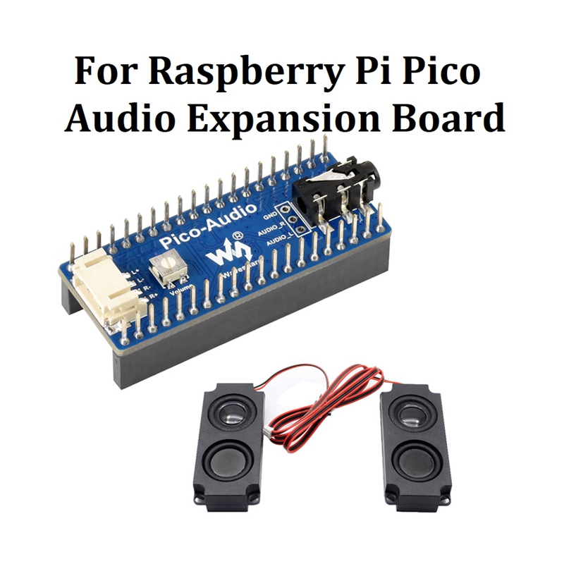 Waveshare for Raspberry Pi Pico Audio Expansion Board Module Stereo Decoder with Speaker ...