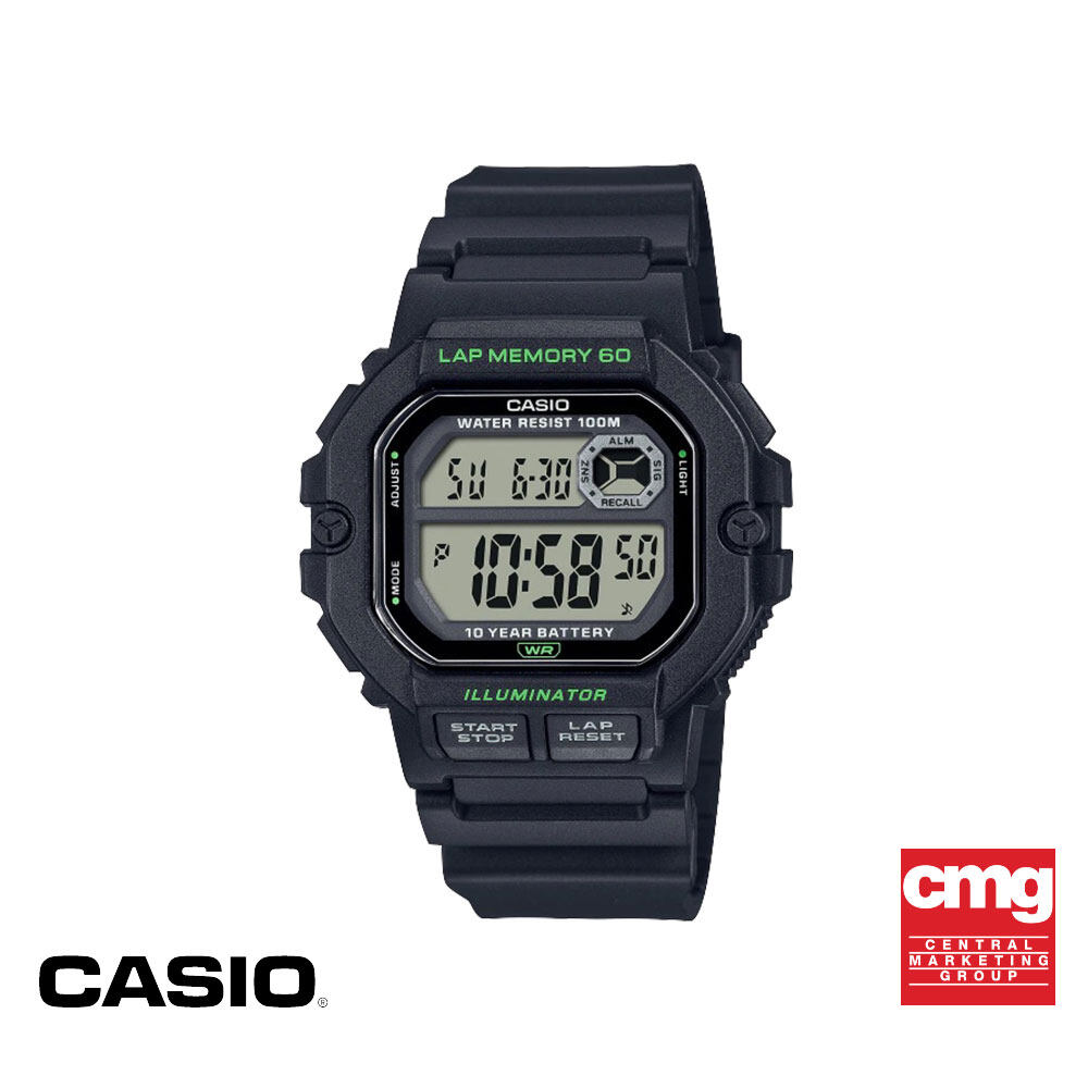 [ของแท้] CASIO นาฬิกาข้อมือ GENERAL รุ่น WS-1400H-1AVDF นาฬิกา นาฬิกา ...