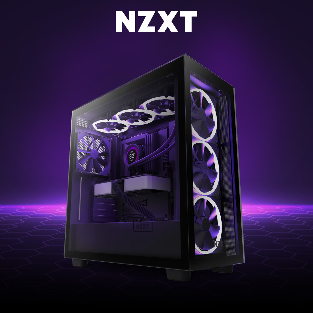🔥เคสเกมมิ่ง🔥NZXT H7 ELITE PREMIUM MID-TOWER MATTE BLACK/WHITE เคส ...