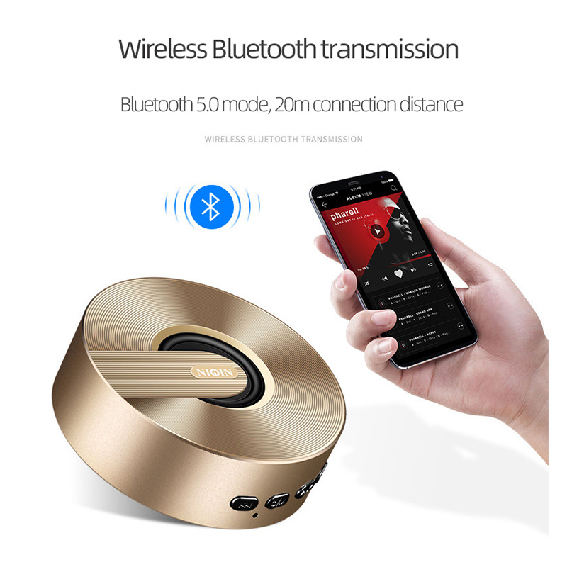 Bluetooth Speaker Mini Sound box Portable Small Soundbar Music Box De ...