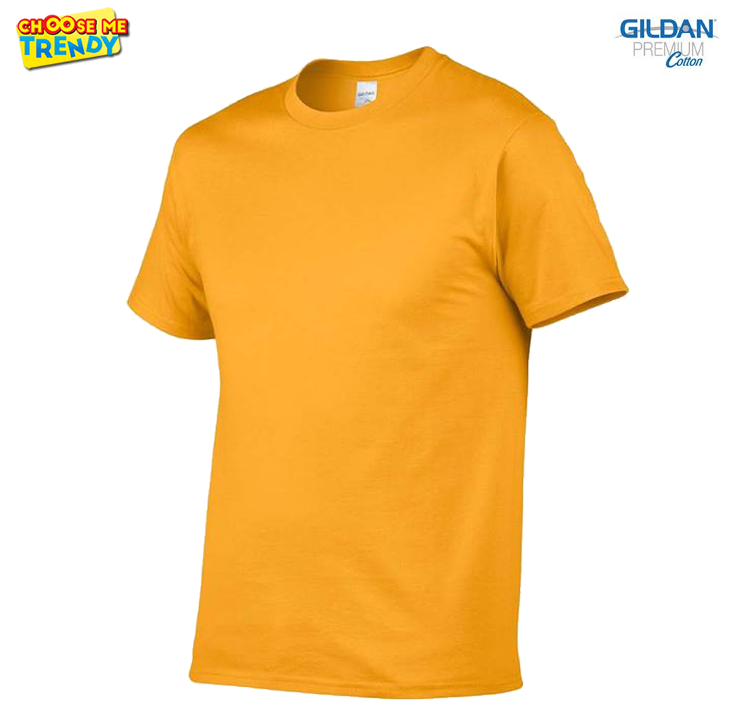เสื้อยืด สีทอง Gildan® Premium Cotton Gold เกรดพรีเมี่ยม | Lazada.co.th