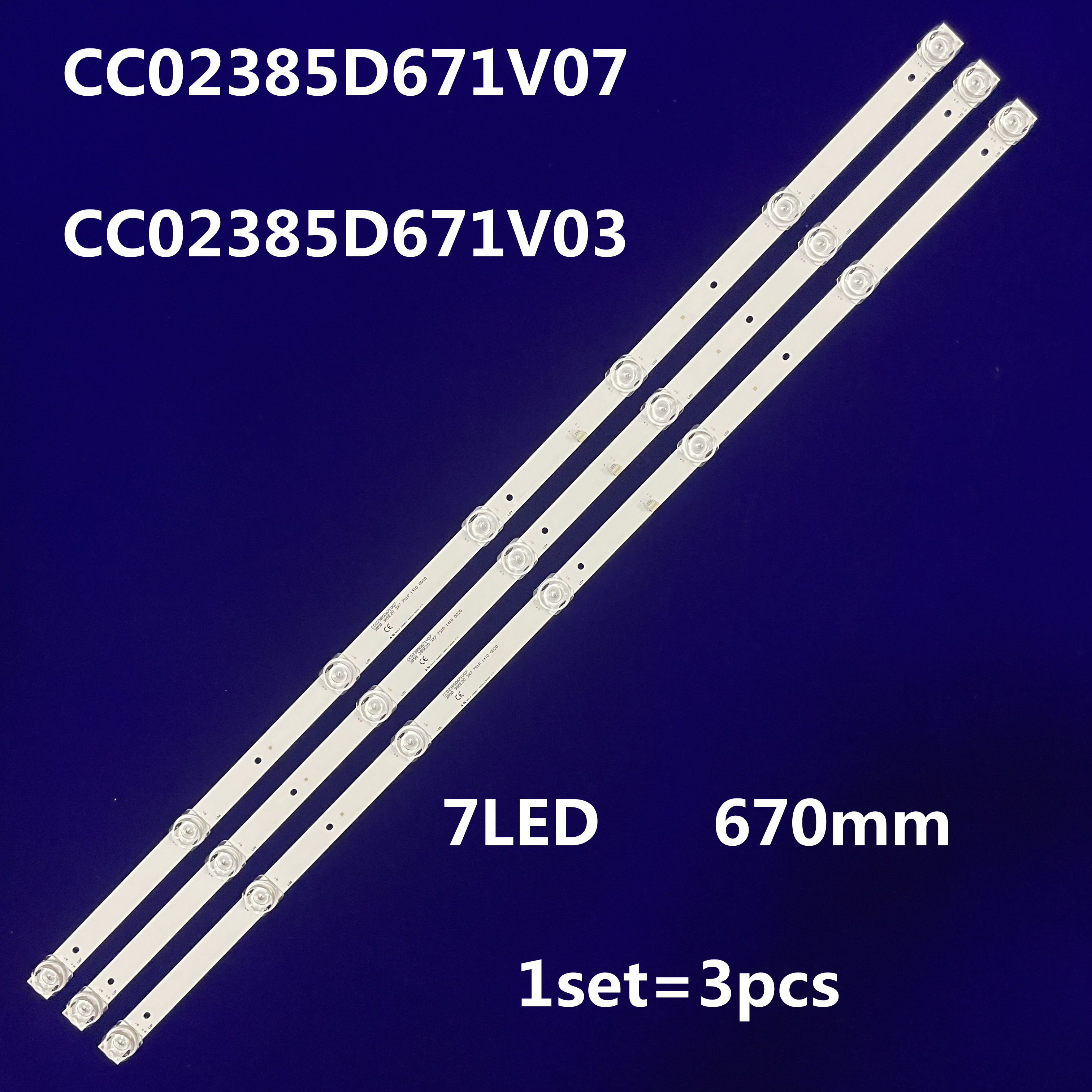 1 lot3 pieces CC02385D671V07 led backlight for 39inch CC02385D671V03 ...