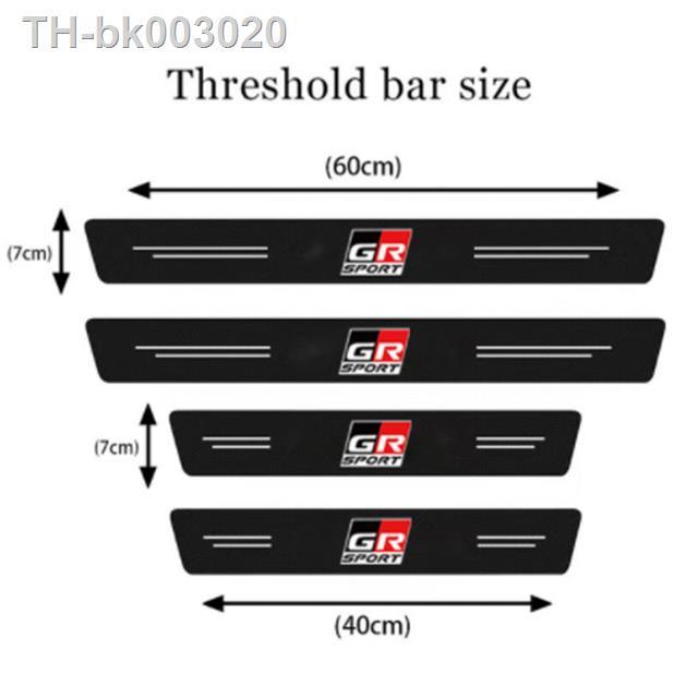 ๑ ☽ GR Sport Logo Car Door Threshold Scuff Plate For Toyota HV YARiS RZ ...