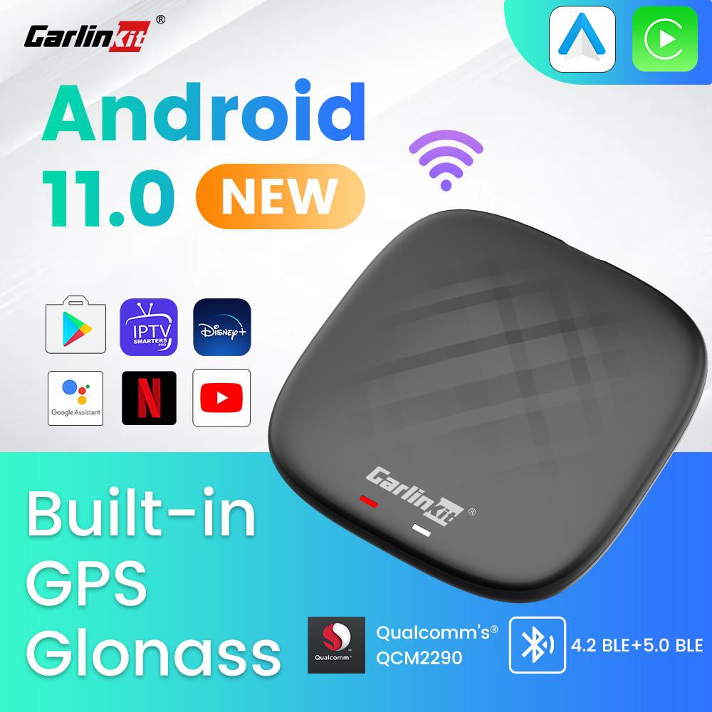 Carlinkit CarPlay Ai Box Android 11 Snapdragon ไร้สาย เครื่องเล่นในรถยนต์ Android อะแดปเตอร์ ...