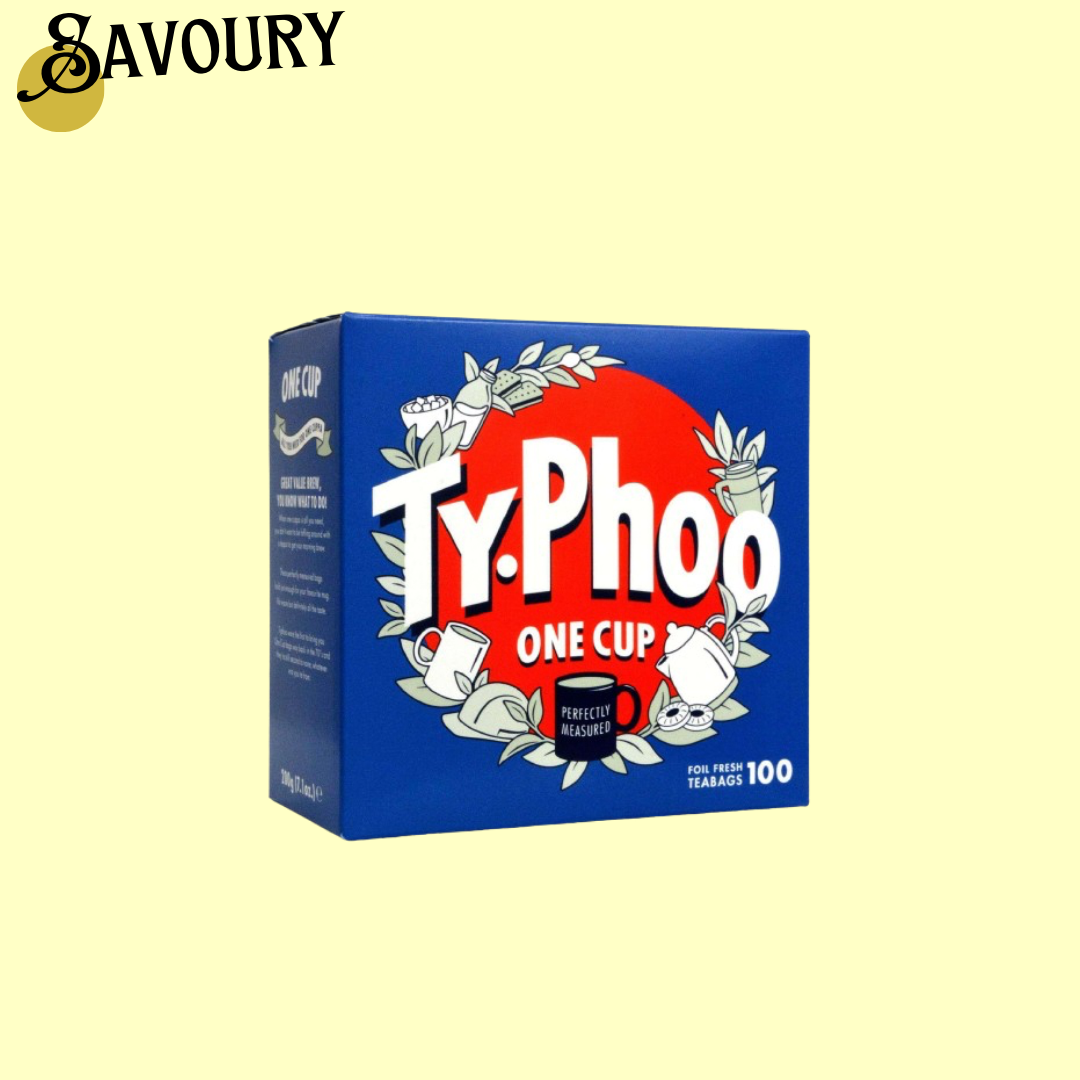 Typhoo One Cup 100 Tea Bags 200g ชาดำอังกฤษ 1 กล่องชงได้ 100 แก้ว🇬🇧 ...