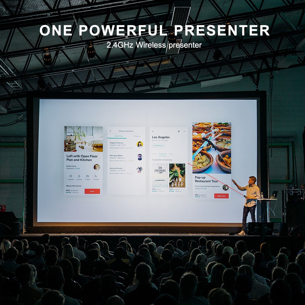 Laser Pointer OKER P118 2.4GHZ WIRELESS PRESENTER รีโมทสำหรับนักบรรยาย ...