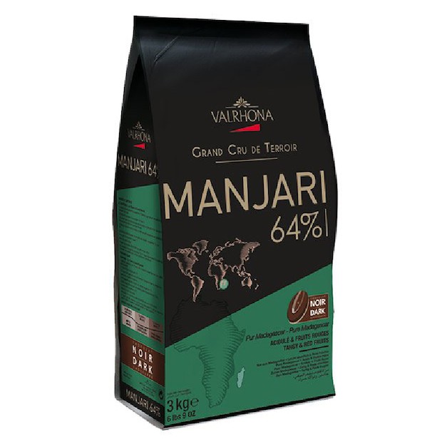 VALRHONA MANJARI 64% - Dark Chocolate ช็อกโกแลต VALRHONA ขนาด 500g ...