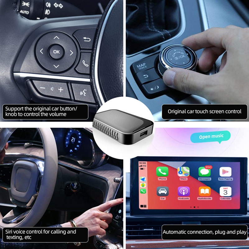 【Ready Stock&COD】CarPlay Ai Box Mini Android 11.0 Wireless Apple 2+8G ...