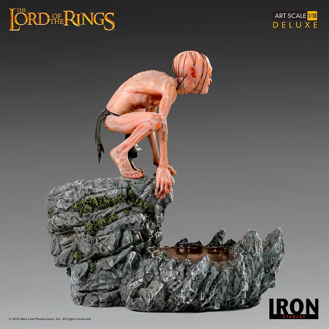 Gollum: The Lord of the Rings Art Scale 1/10 (Deluxe) Statue By Iron ...