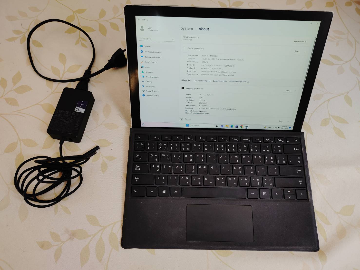 Microsoft Surface Pro 6 Core i5 i7 Ram8GBSSD128 256GB (Used) - Zab'C ...
