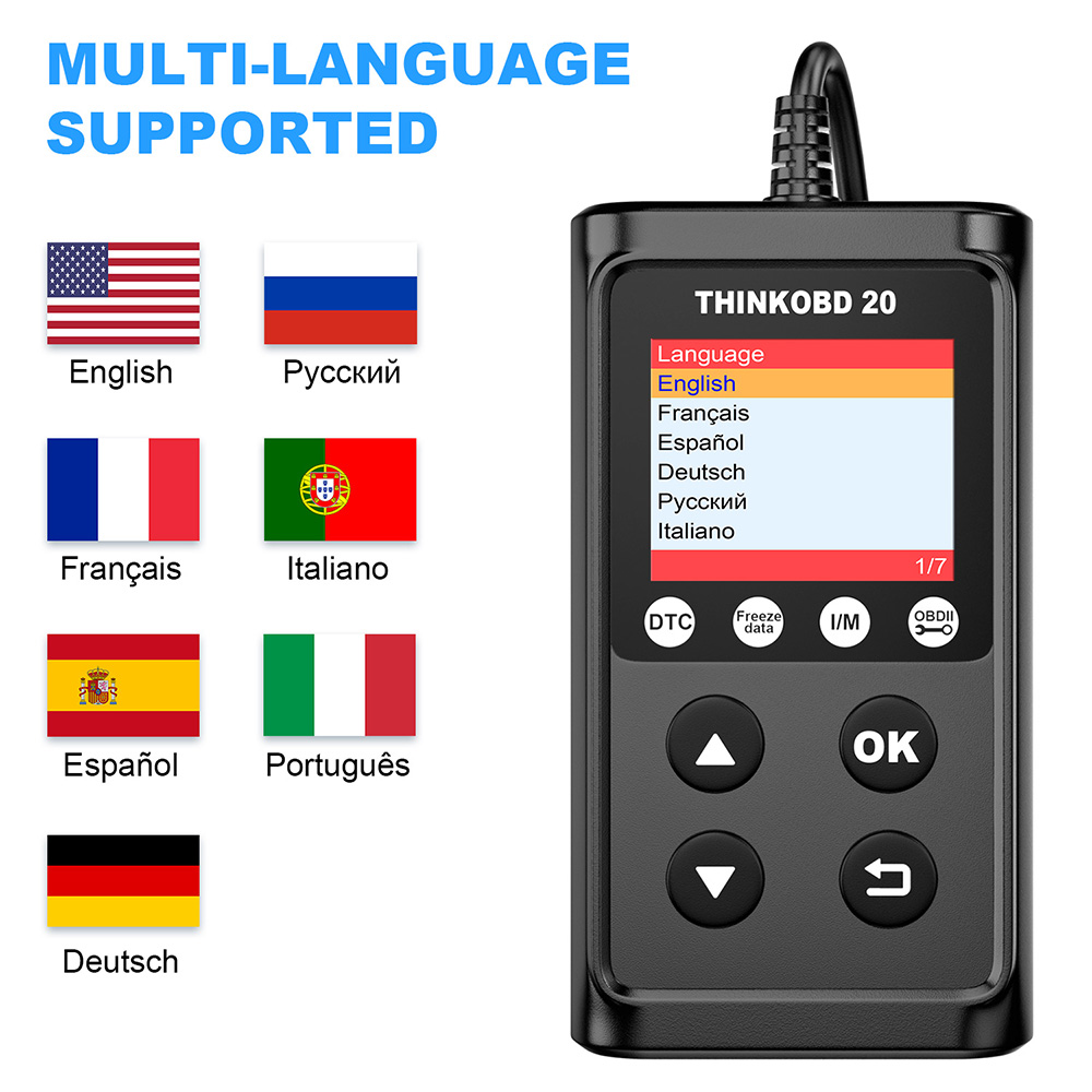 THINKCAR THINKOBD 20 OBD 2 Scanner Car Diagnostics Tool Automotive THINKCAR THINKOBD 20 OBD 2 Scanner Car Diagnostics Tool Automotive