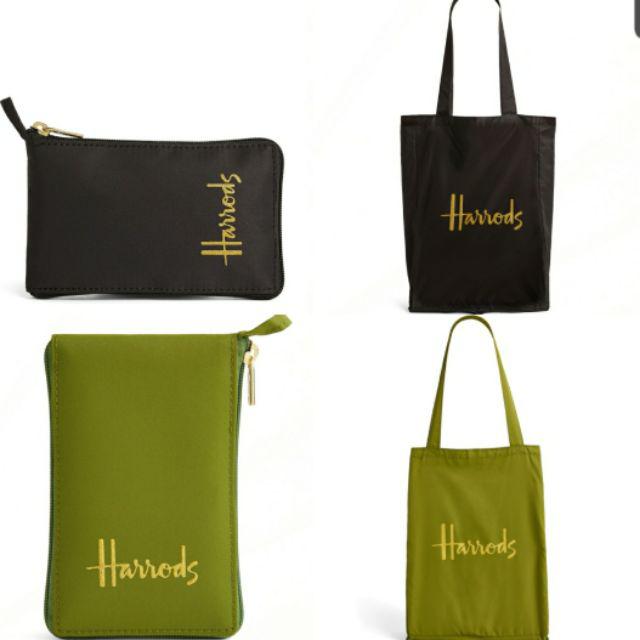 Harrods Pocket Shopper Bag แท้ % กระเป๋าช๊อปปิ้งแฮรอดส์ Size M | Lazada ...