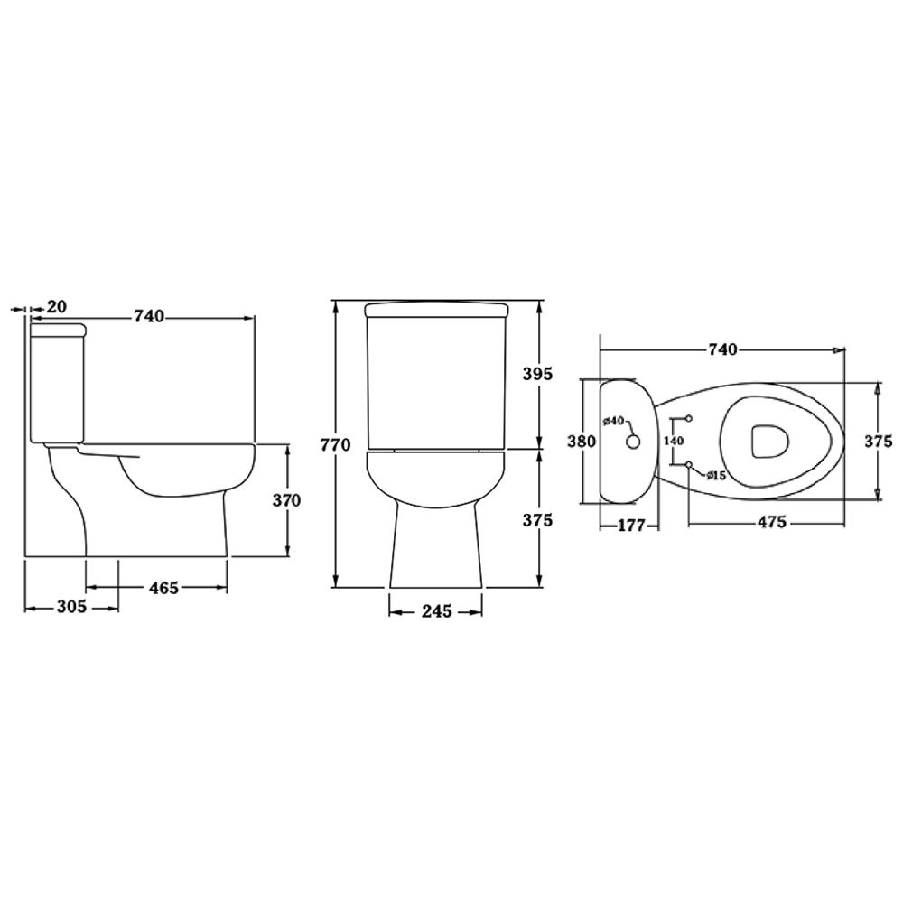 โปรโมชัน สุขภัณฑ์ 2ชิ้น STAR S-1323.1 3/4.5 ลิตร สีขาว ห้องน้ำ สุขภัณฑ์ ...