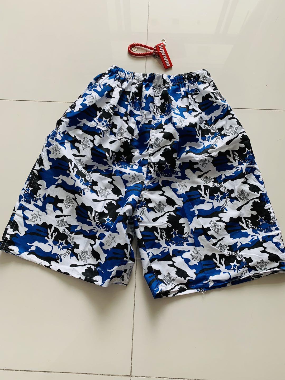 - Ck.YMan Summer cool and comfortable Shrinkable shorts ลายทหาร มี ...