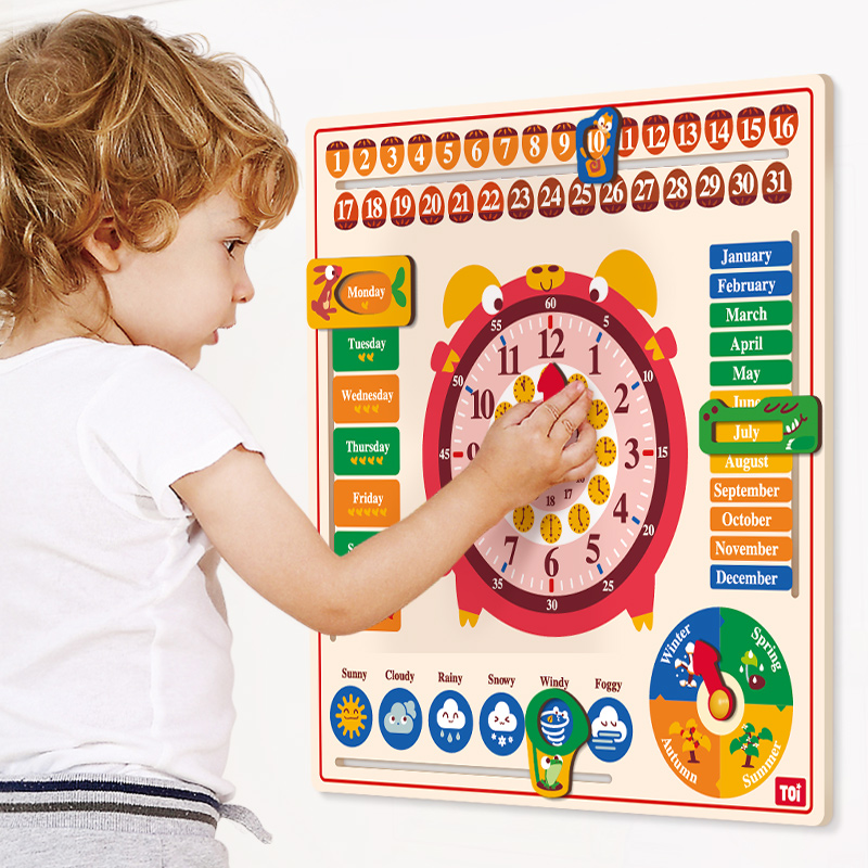TOi - ปฏิทินและนาฬิกาสำหรับเด็ก Calendar Clock - Joan Miro - ThaiPick