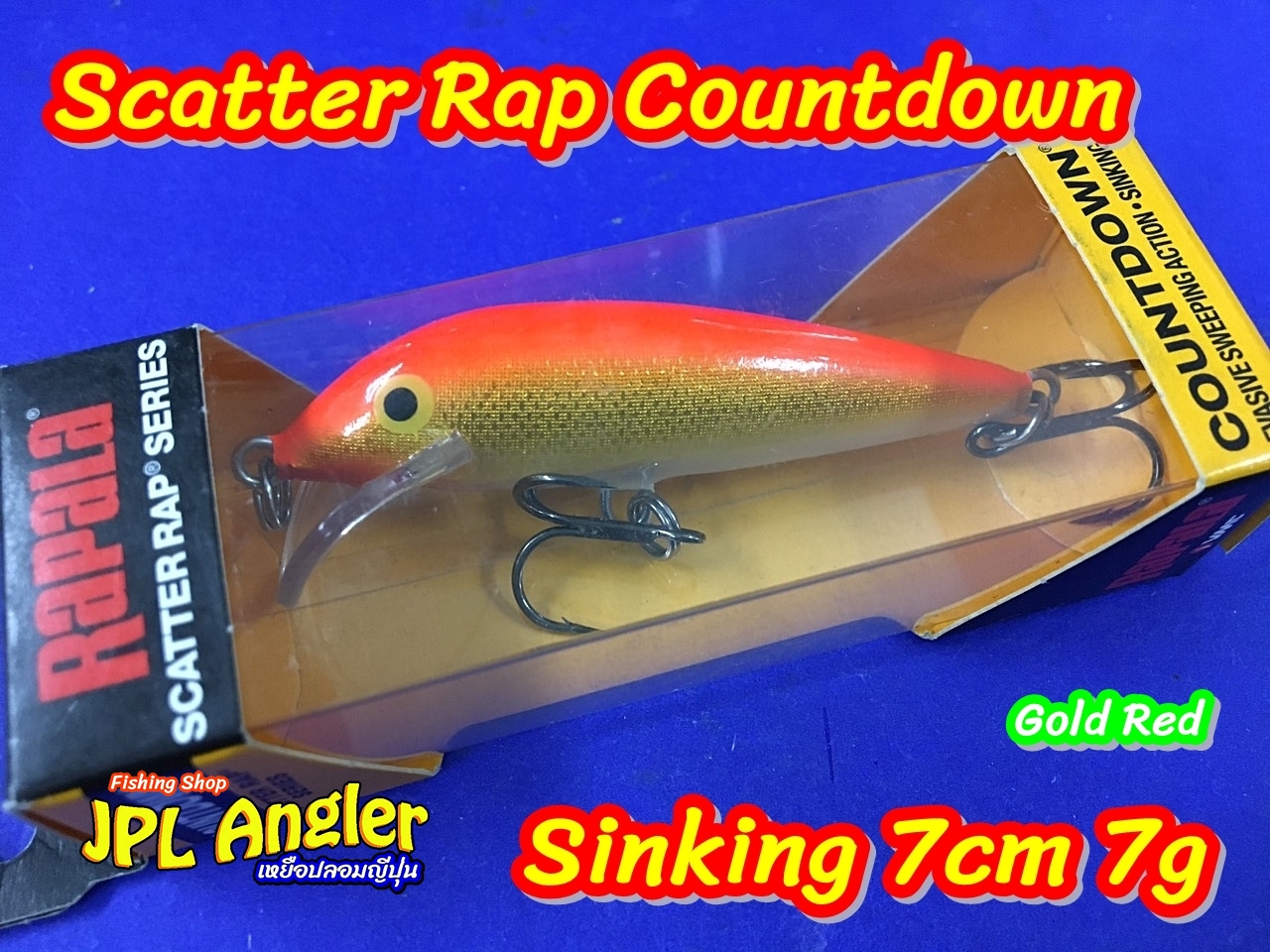 Rapala Scatter Rap Countdown 7cm 7g ราพาล่า สแคทเตอร์ แรพ เค้าท์ดาว 7 เซน SCRCD | Lazada.co.th