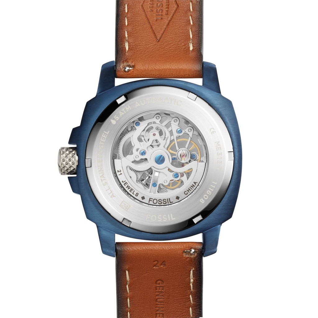 พร้อมสต็อก ！Original Fossil Modern Machine Sport Automatic Dark Brown ...