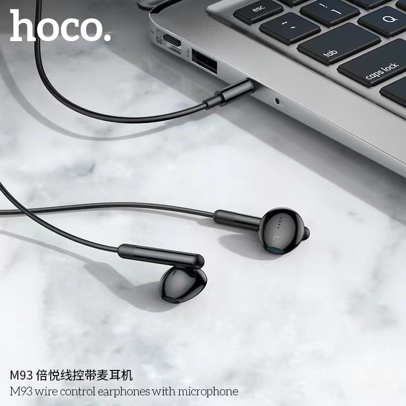 HOCO M93 STEREOชุดหูฟังทรงไอโฟนพร้อมโทรศัพท์มือถึอ 3.5มม - SHOP CZK ...