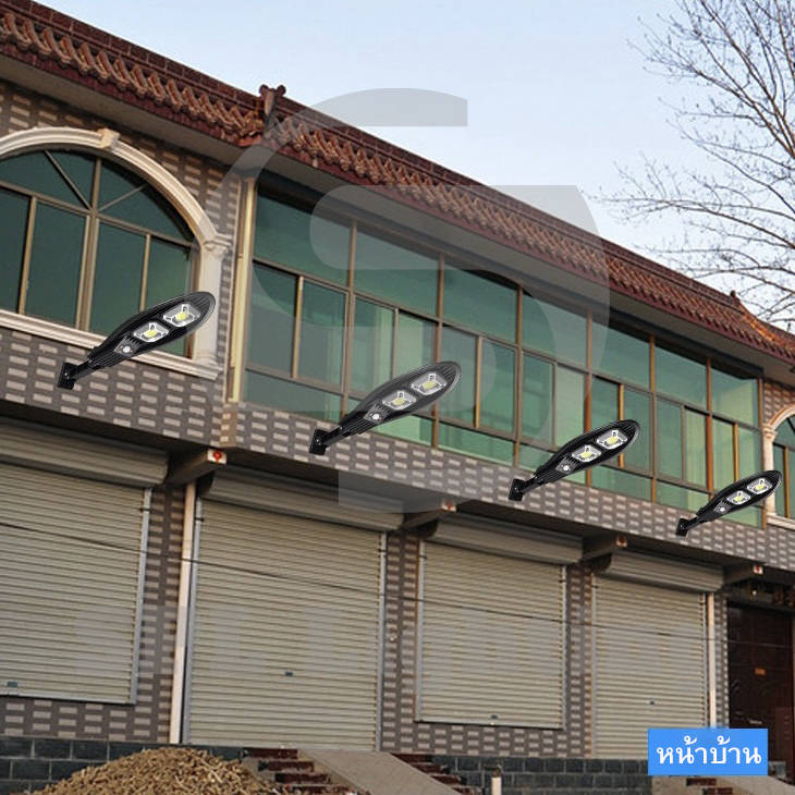 Pro TF ไฟพลังแสงอาทิต ปรับได้ 4 โหมด Solar light ไฟสปอร์ตไลท์ Solar ...