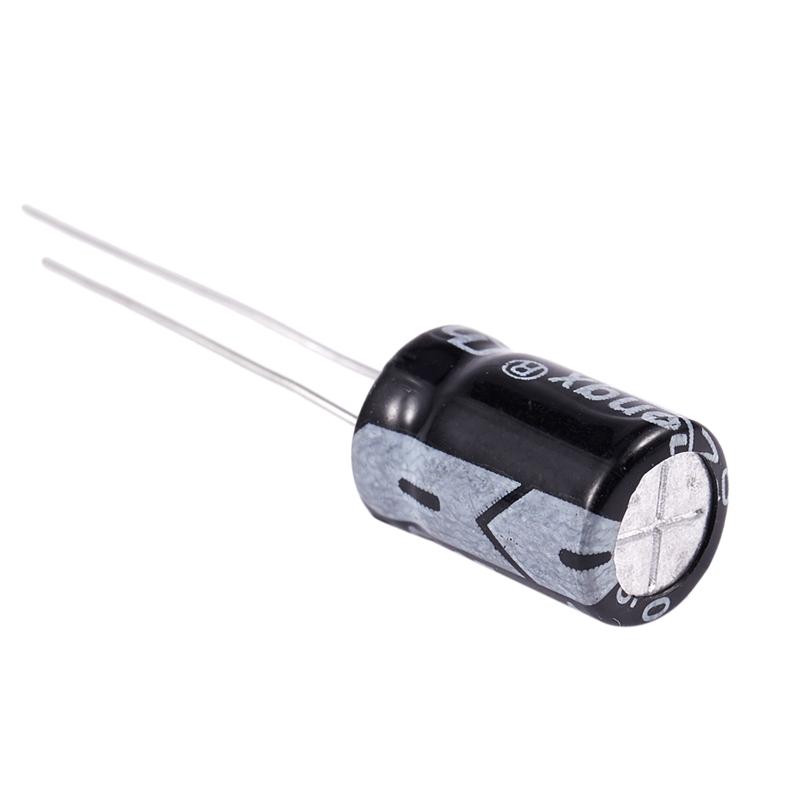 100 Pcs 8x12mm 470uF 25V Aluminum Electrolytic Capacitors - MEIYATE ...