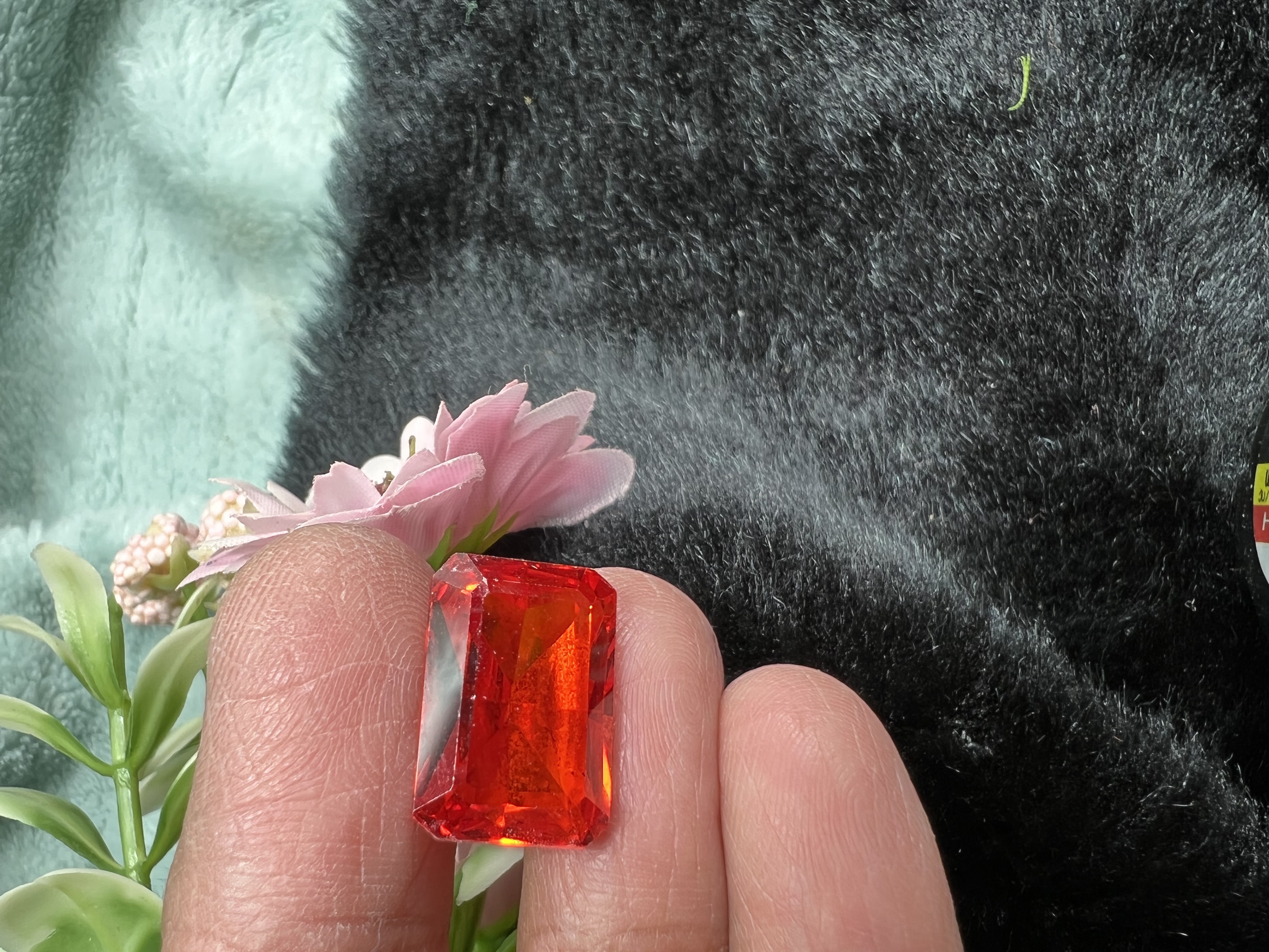 เพชร CZ รัสเซีย เหลี่ยมPRINCESS พลอย สี่เหลี่ยม น้ำหนัก 19 กะรัต CARATS ...