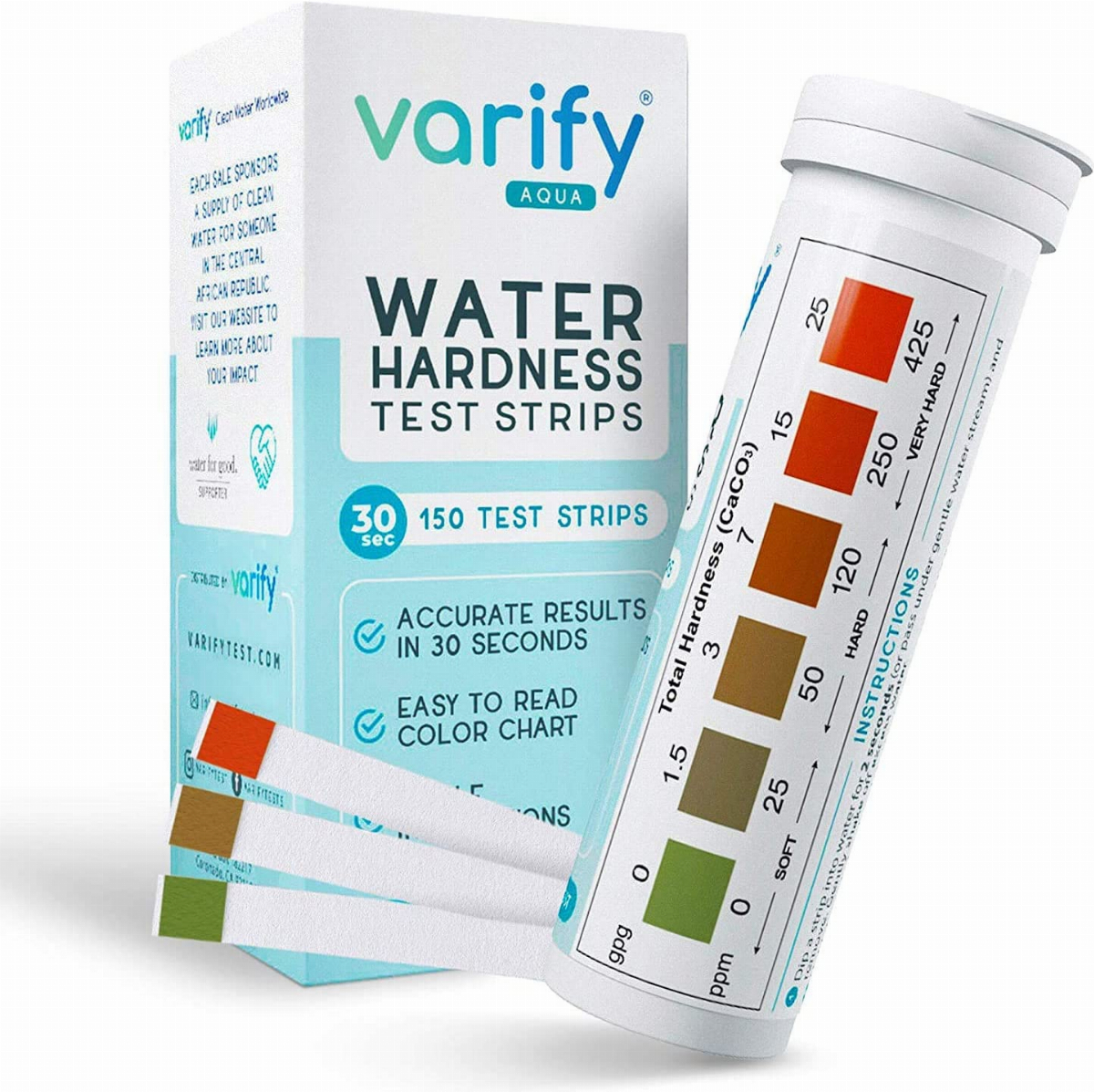 VARIFY Premium Water Hardness Test Kit Fast and Accurate Hard Water ...