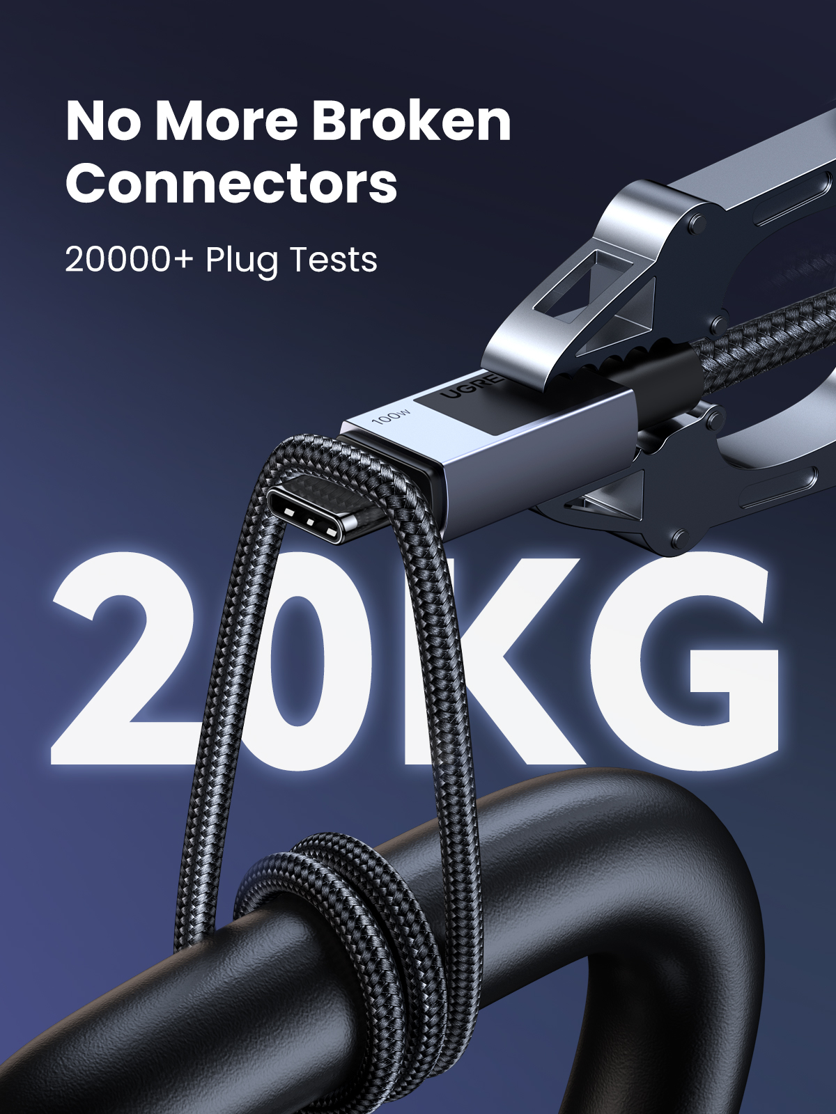 UGREEN 100W Type C Fast Charging Cable E-Marker for iPhone 15 Series Samsung S24 S23 Ultra iPad ...